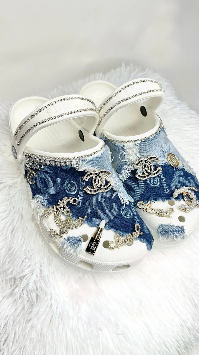 ICY CC DENIM CROCS – MOST WANTED COLLECTIONS